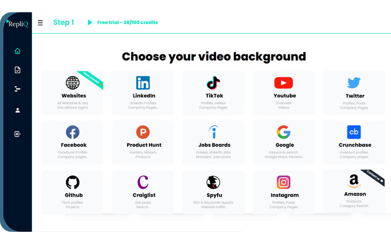 RepliQ - Personalized outreach videos through a spreadsheet.